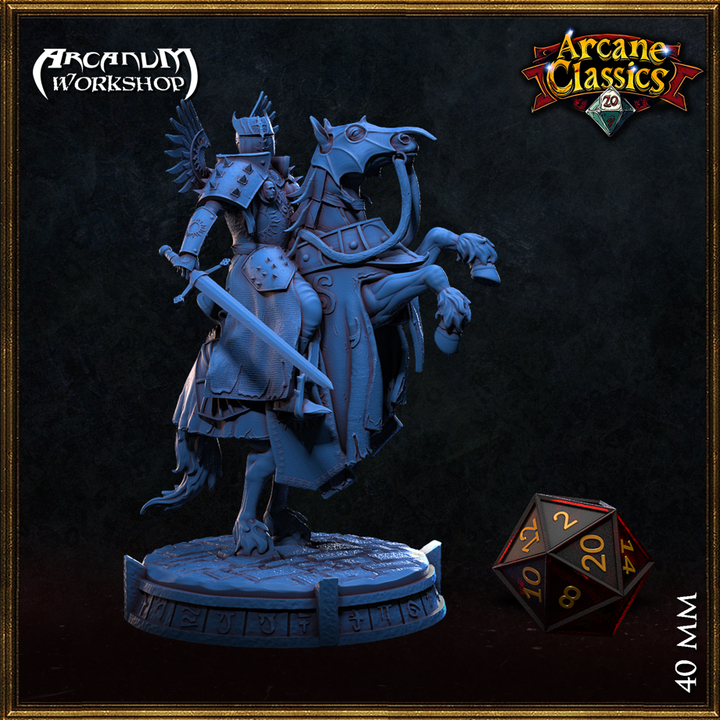 Penitent Knight on Horse Rising by Arcanum Workshop – MitzNSimz