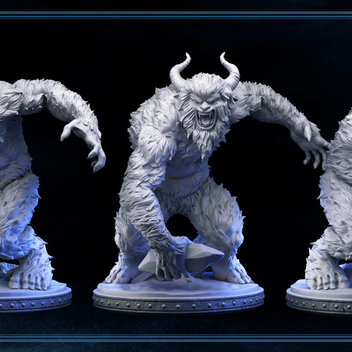 Yeti Bundle D&D Miniature by Primal Collectibles – MitzNSimz