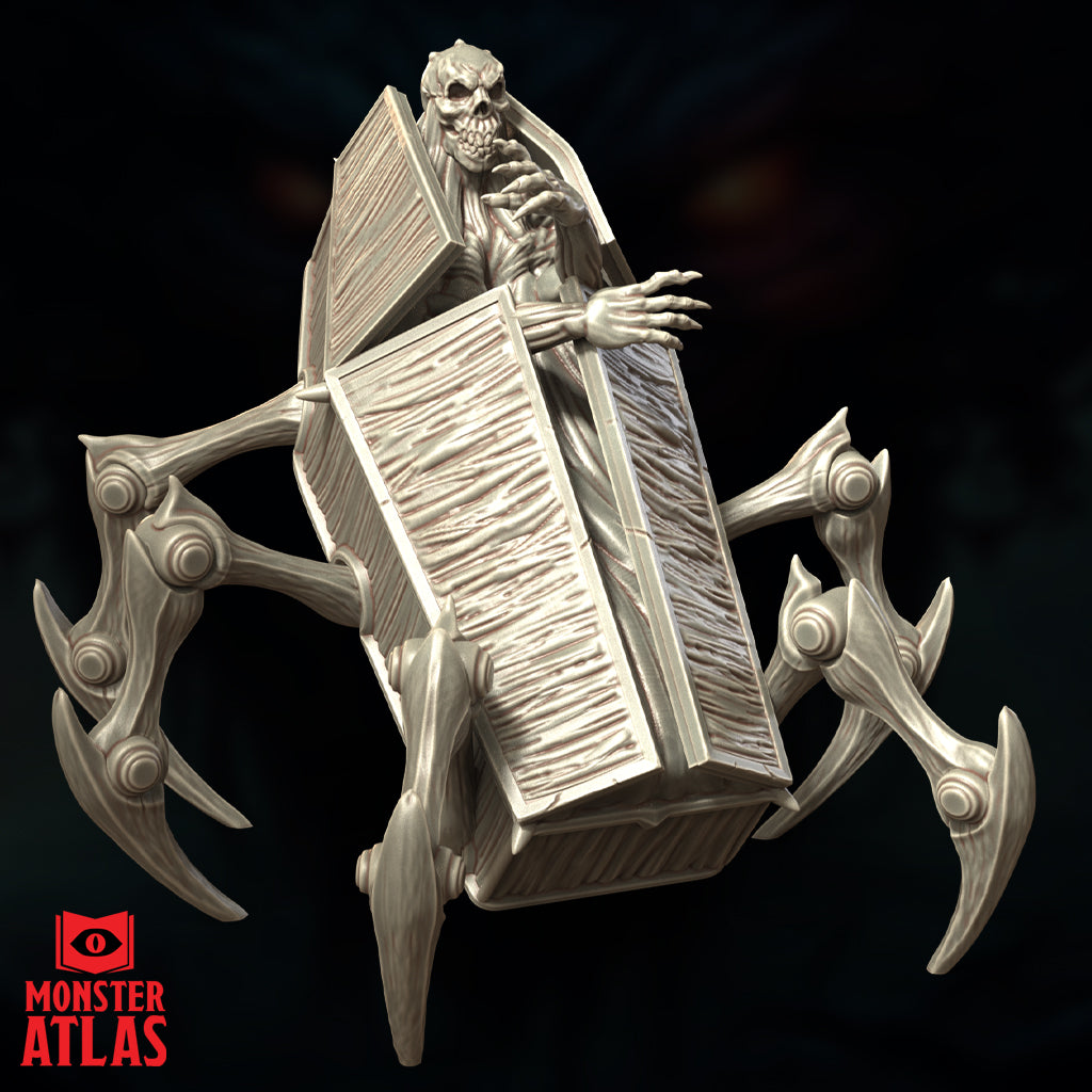 Animated Coffin | D&D Miniature for Ravenloft Campaigns – MitzNSimz