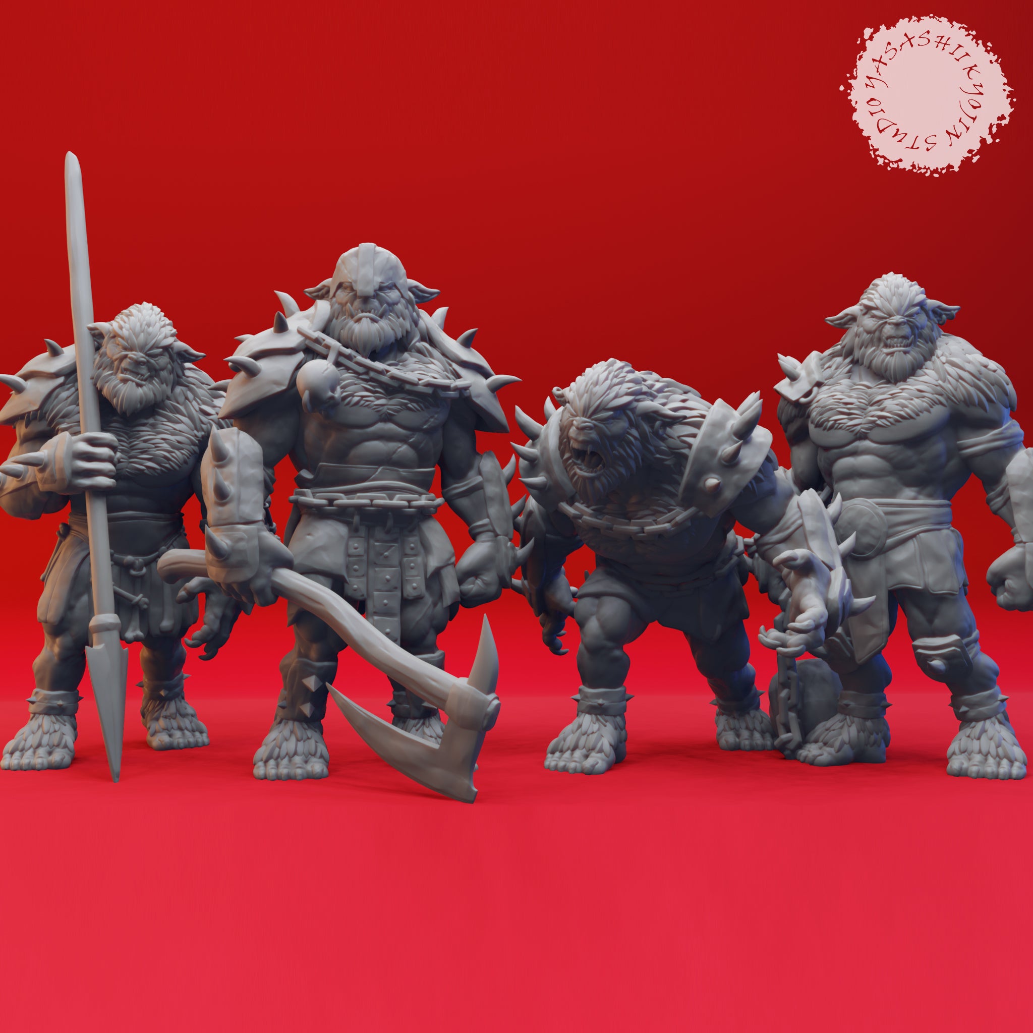 Bugbear Bundle D&D Miniature by Yasashii Kyojin Studios – MitzNSimz