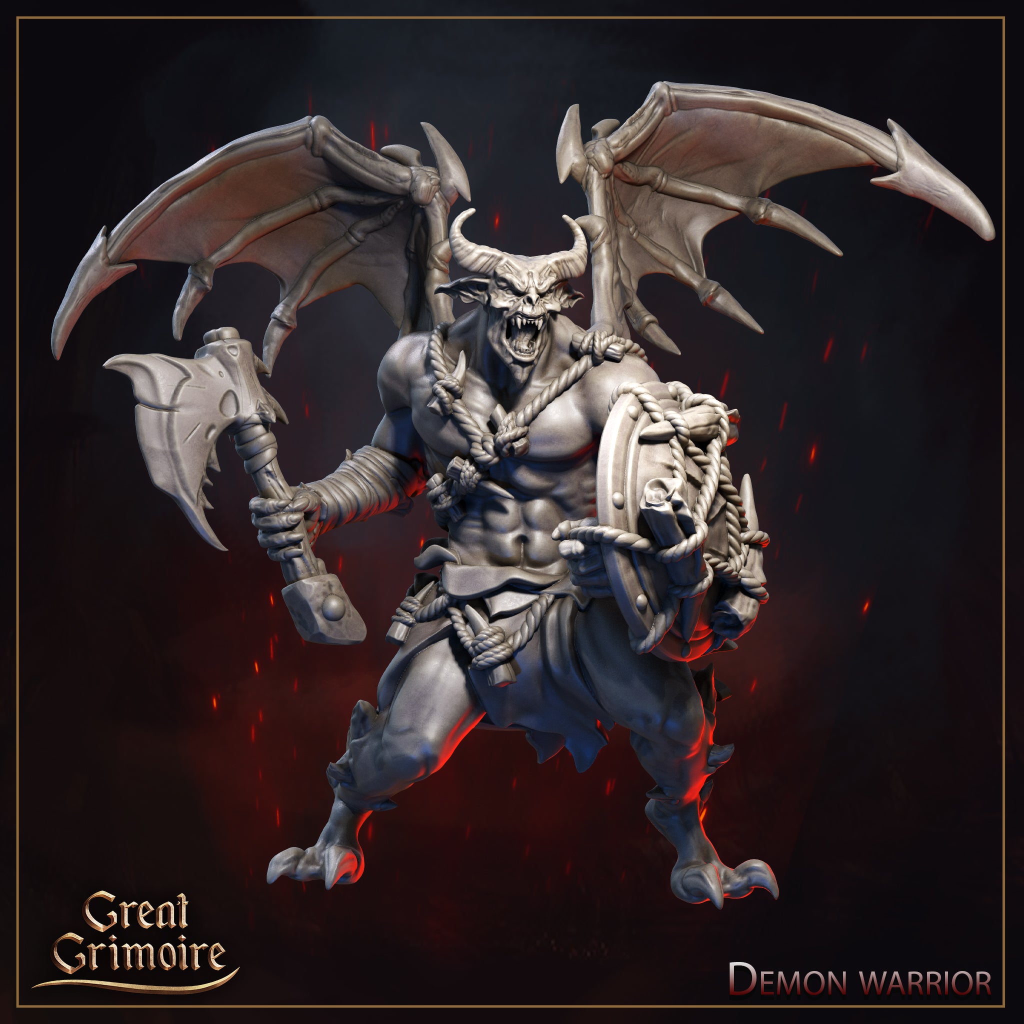 Demon Legion Bundle D&D Miniature by Great Grimoire – MitzNSimz