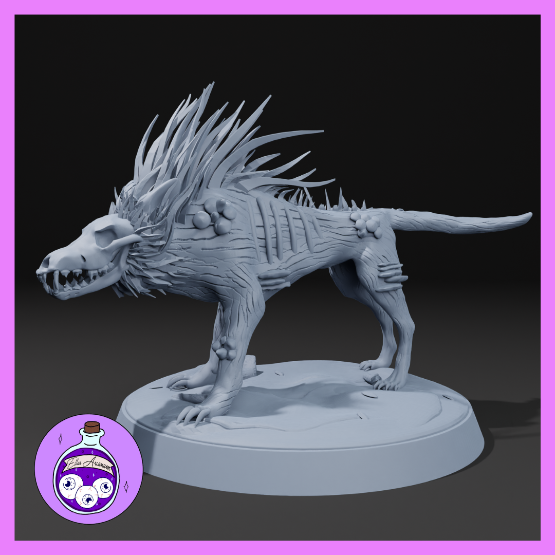 Dire Wendigo | D&D Miniature for Ravenloft Campaigns – MitzNSimz