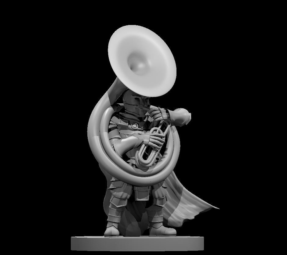 Dwarf Male Heavy Armour Bard | D&D Mini for Bard Characters – MitzNSimz