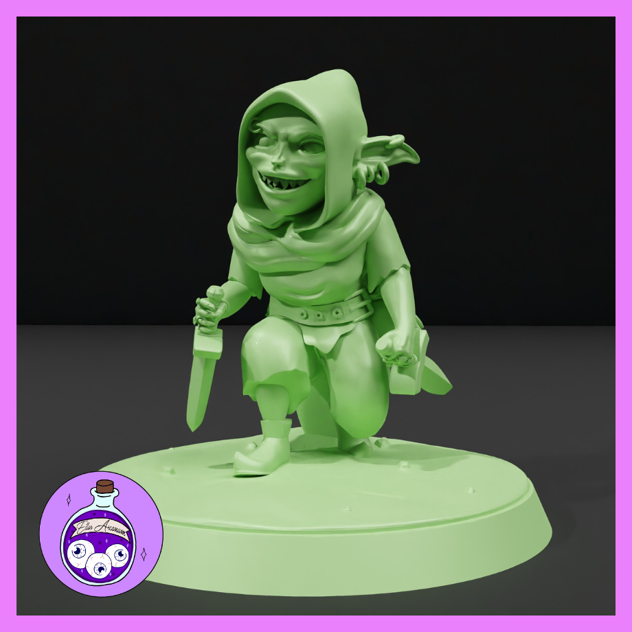 Goblin Rogue | D&D Miniature for Goblin Encounters – MitzNSimz