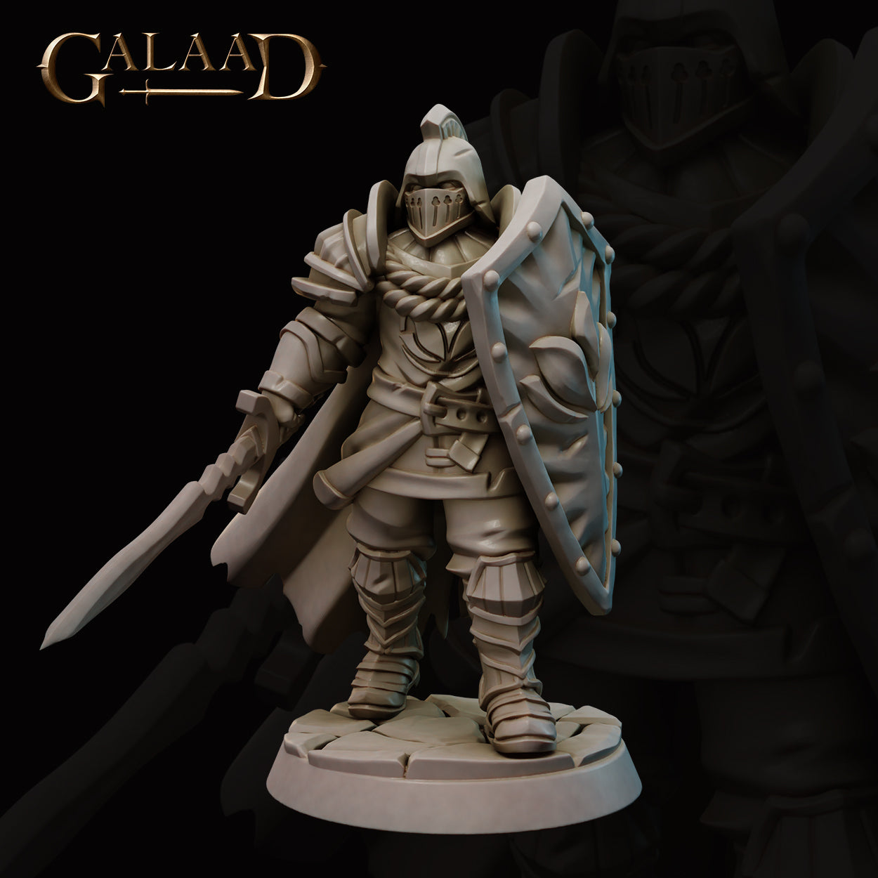 Queen's Elite Guard 01 D&D Miniature by Galaad Miniatures – MitzNSimz