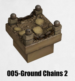 Haunted Graveyard Ground Chains 2 HG-005 by Dungeon Blocks – MitzNSimz