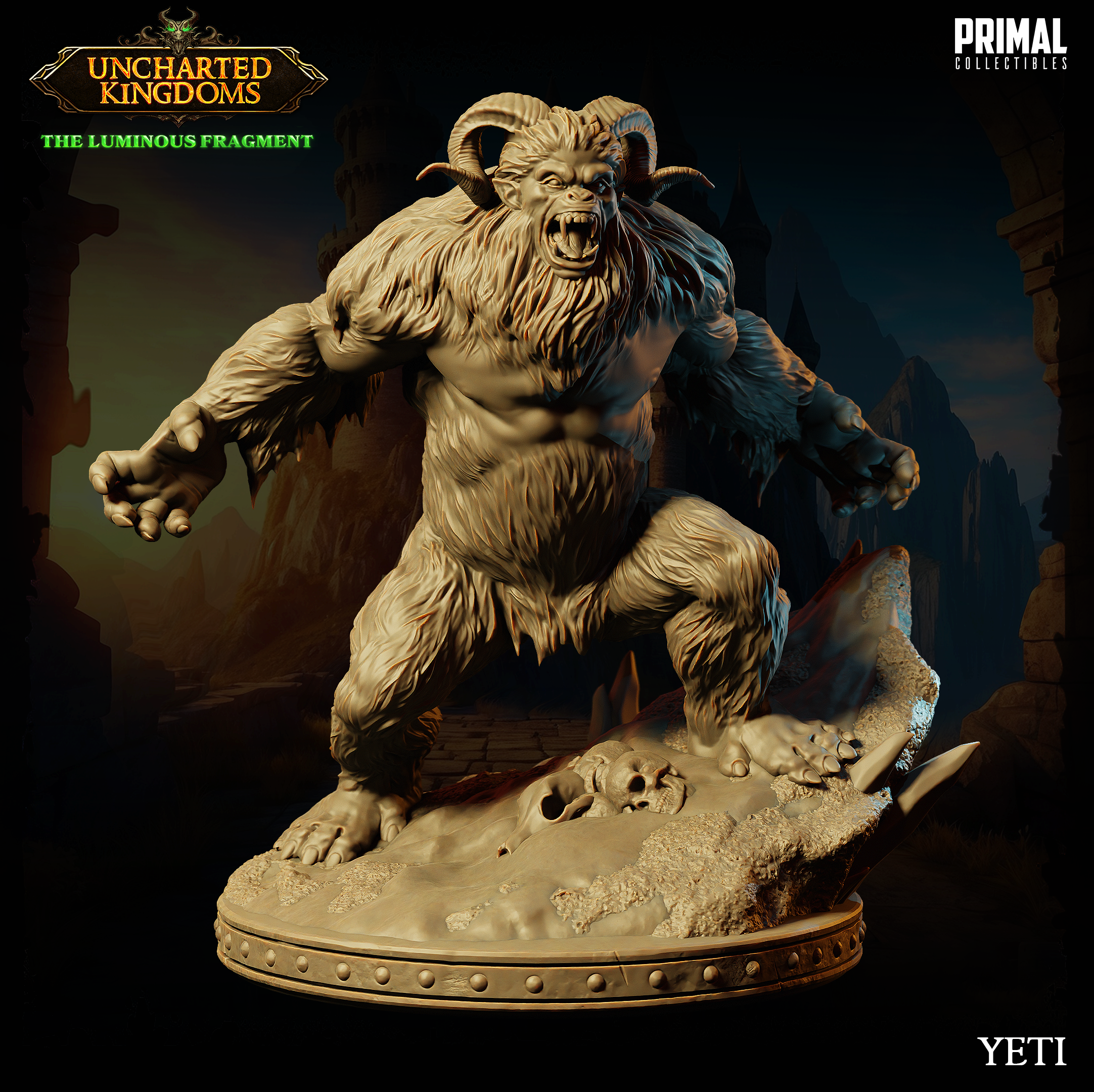 Yeti 01 D&D Miniature by Primal Collectibles – MitzNSimz