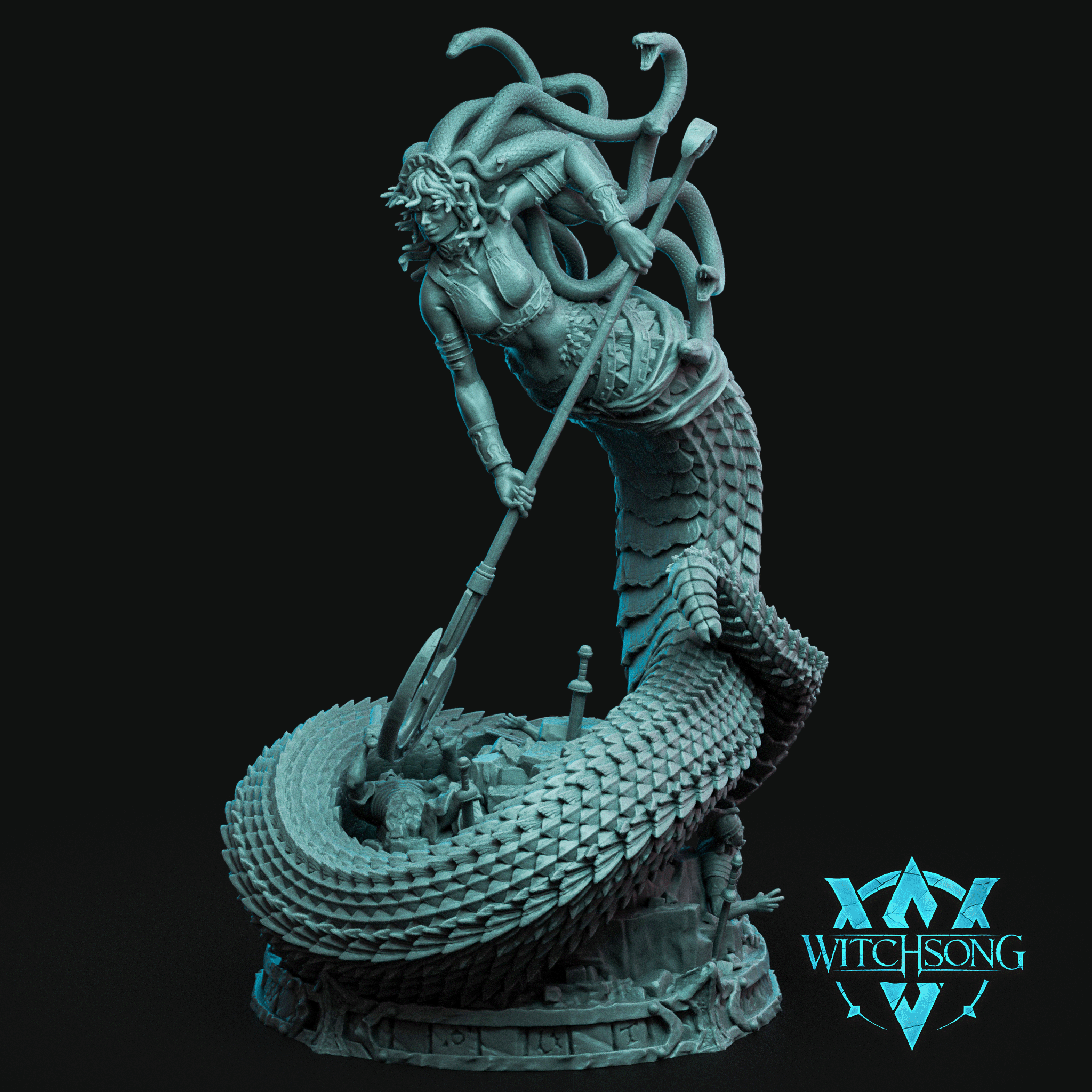 Medusa D&D Miniature by Witchsong Miniatures – MitzNSimz