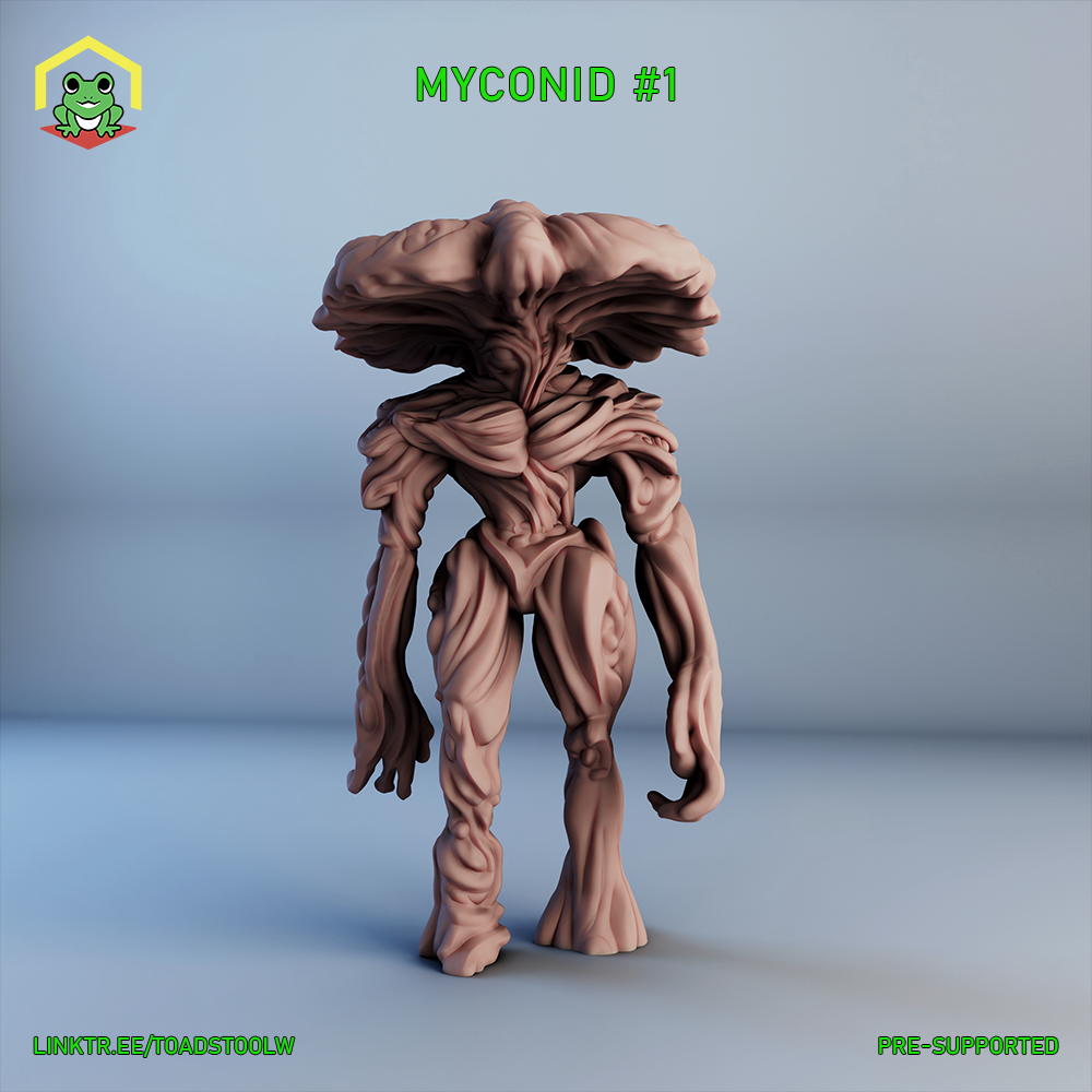Myconid #1 D&D Miniature by The Toadstool Weaver – MitzNSimz