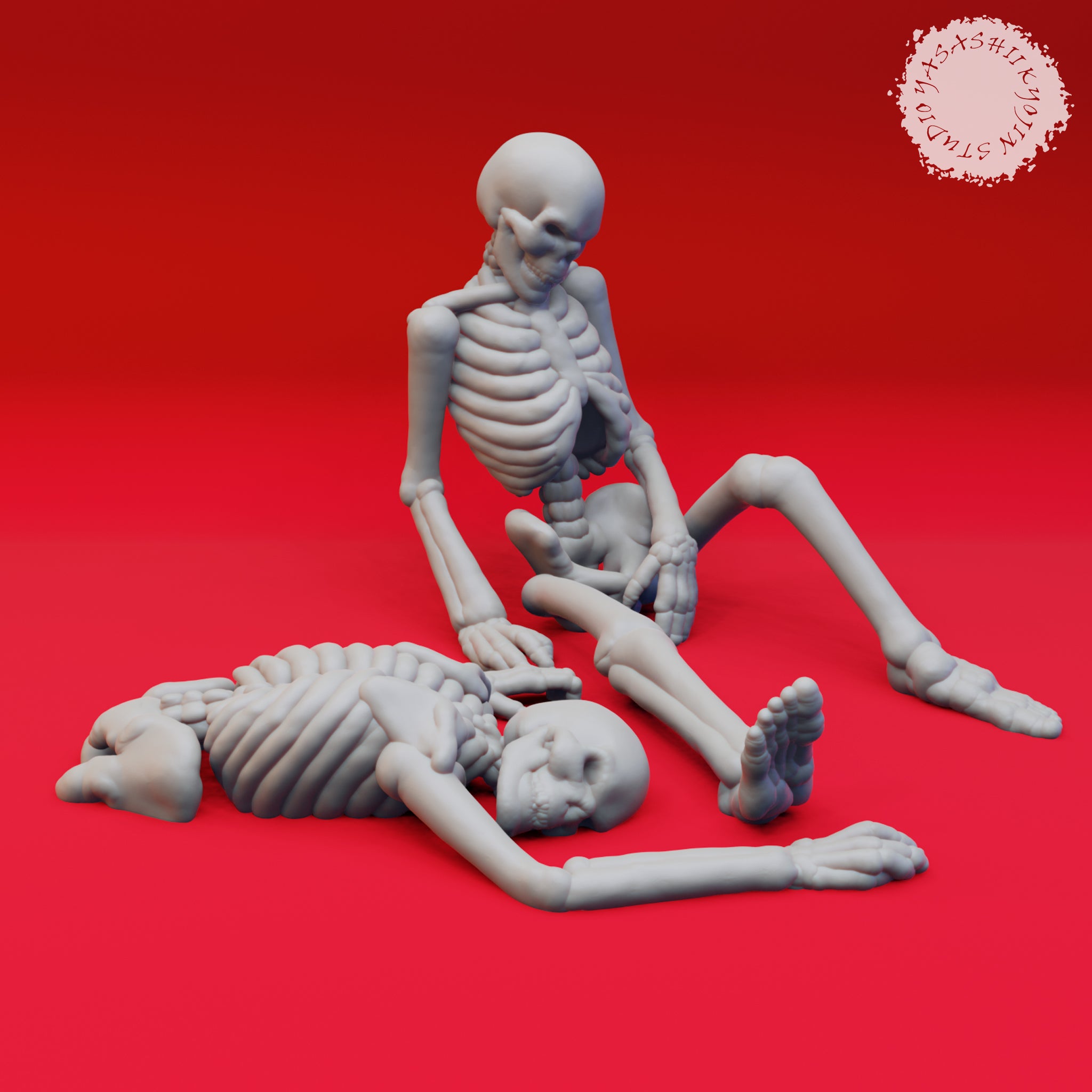 Skeleton 06 D&D Miniature by Yasashii Kyojin Studios – MitzNSimz