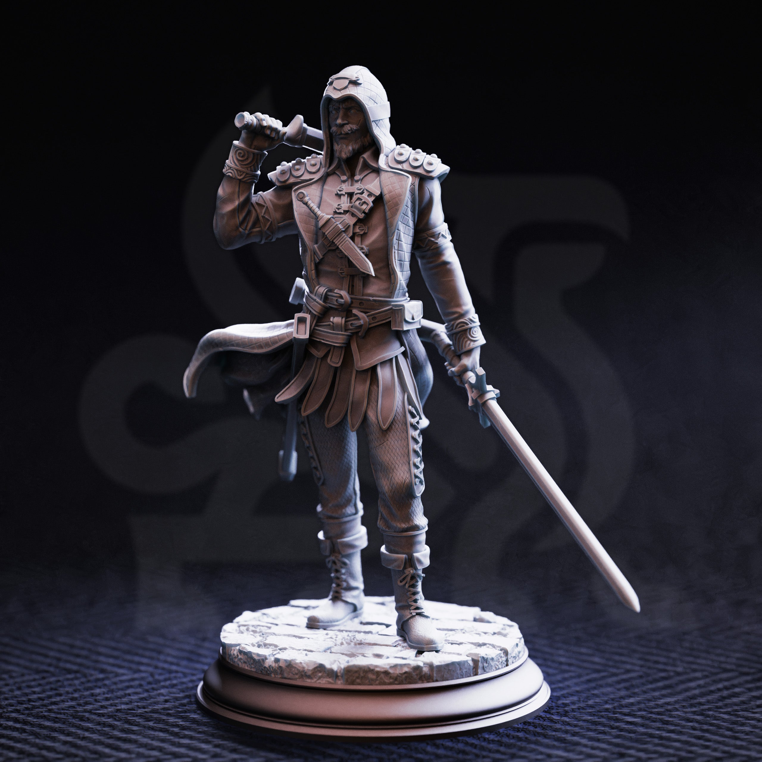 Mafia Brigand 1 (Soldier of the Underkeepers) D&D Miniature by DM Stash ...