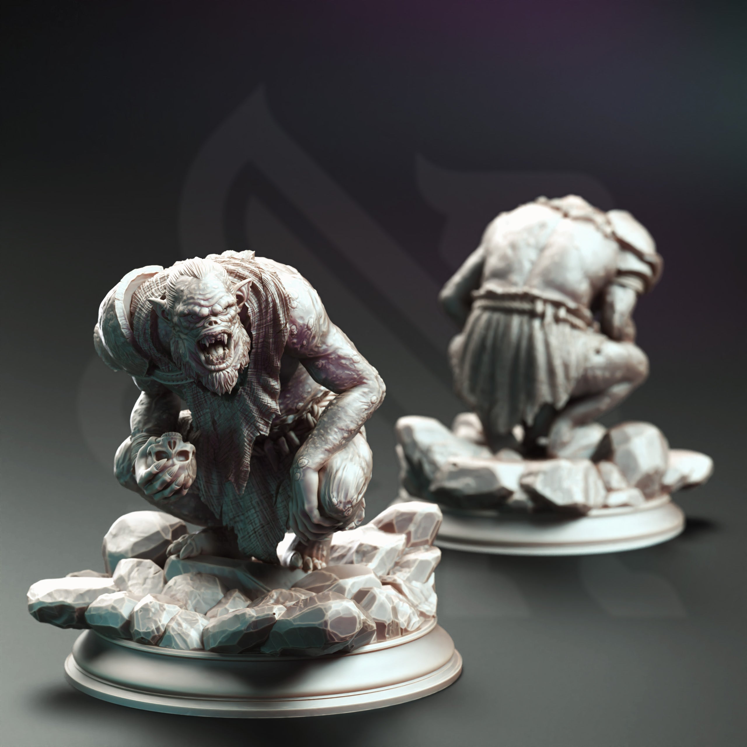 Trogg Cannibal 01 D&D Miniature by DM Stash – MitzNSimz