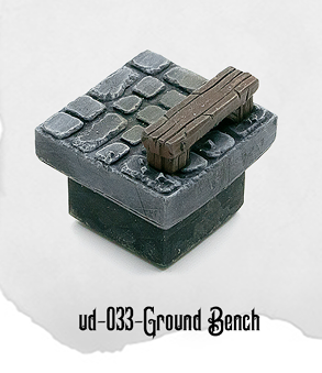 Ultimate Dungeon Ground Bench UD-033 by Dungeon Blocks – MitzNSimz