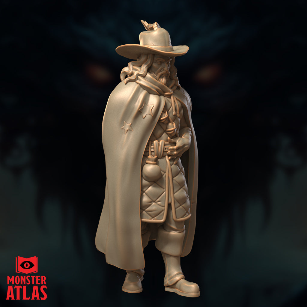 Human Wizard (Warnes Starcoat - Circle of Eight) | D&D Mini – MitzNSimz