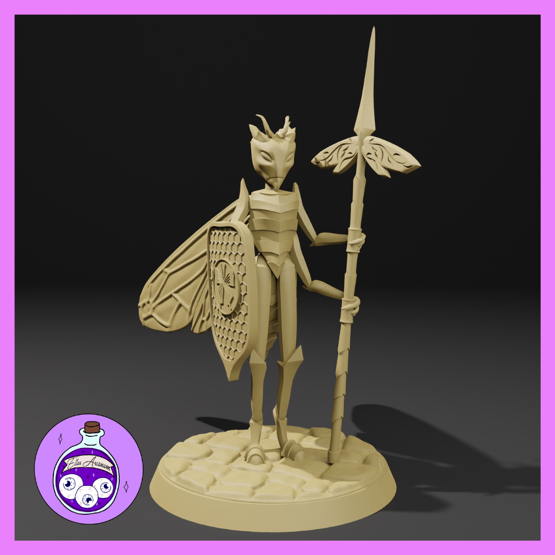 Wasp Sentinel 2 D&D Miniature by Ella's Arcanum Minis – MitzNSimz